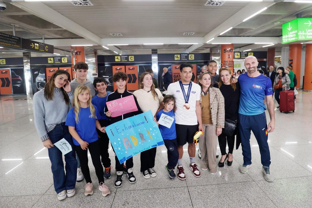 El mallorquín Adrián Abadía, a su llegada a Mallorca: "En los Juegos de ...