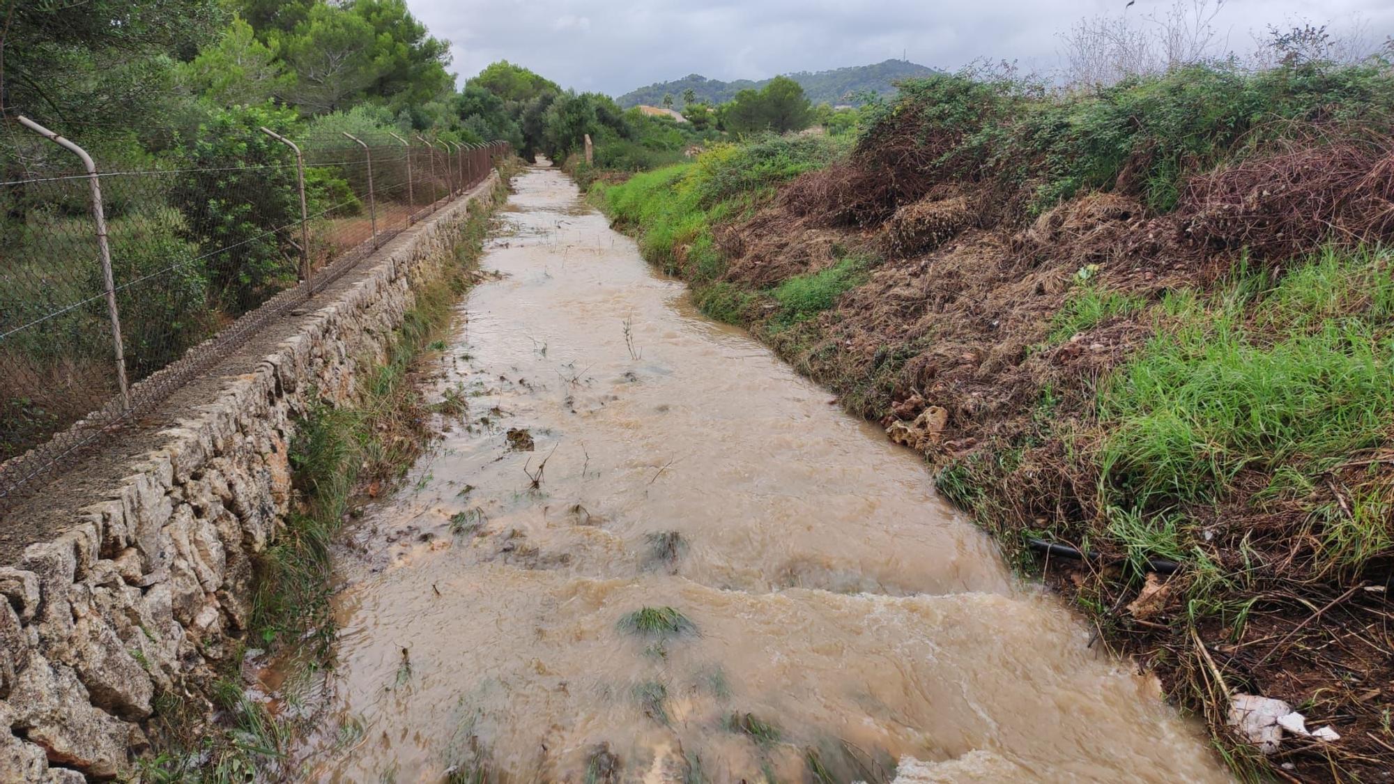 Imágenes de torrentes de Mallorca tras las lluvias de este domingo ...