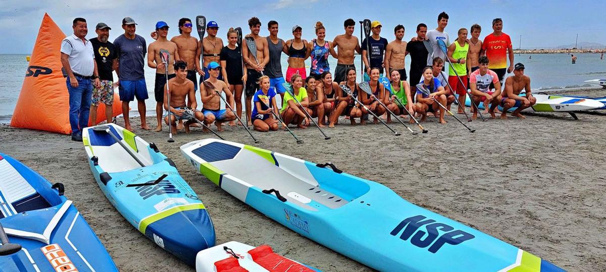 Preparando el mundial de paddle surf desde Santa Pola