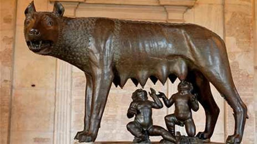 La "loba capitolina", símbolo de Roma, es de la Edad Media y no etrusca