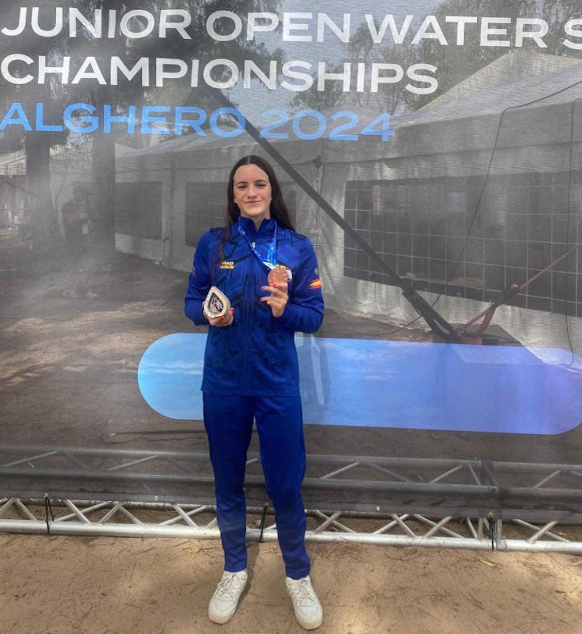 Natación, Aguas abiertas, Mundial Júnior, Noa Martín, bronce