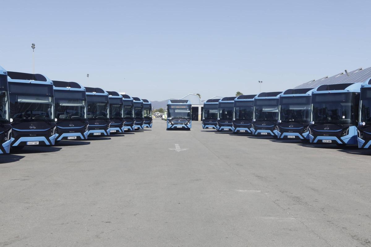 La EMT y el alcalde de Palma presentan nuevos autobuses eléctricos en ...