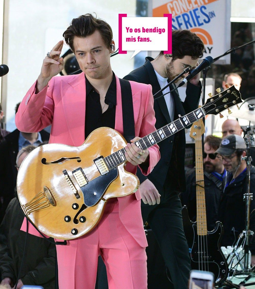 Harry Styles se cuela en el 'gender reveal' de una fan - Cuore
