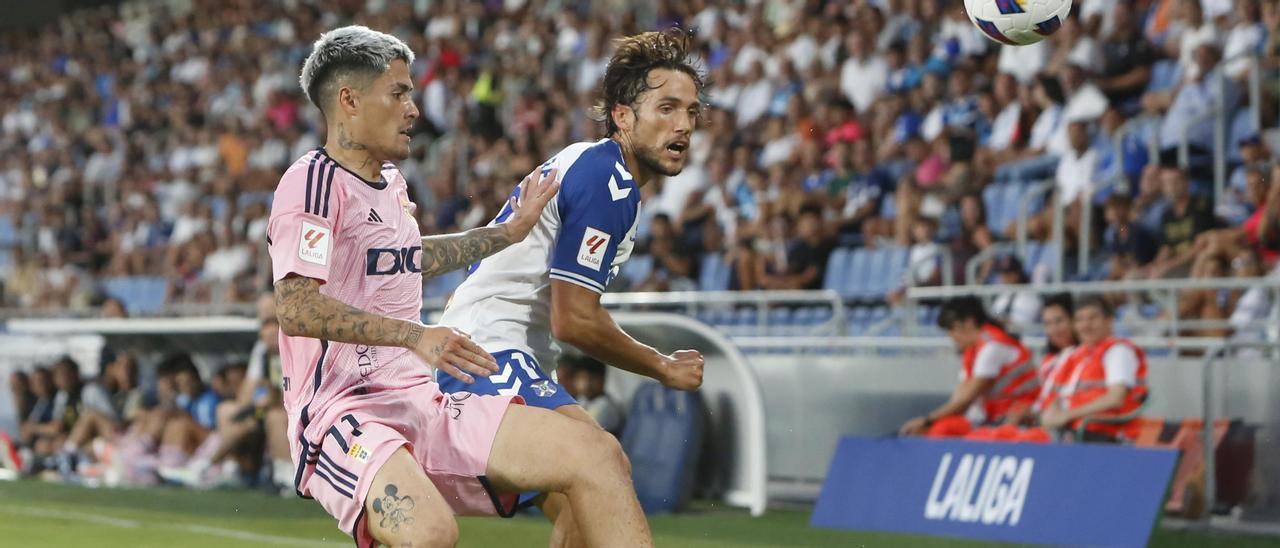 El Oviedo se perdió en el pase: los números que explican la derrota azul en Tenerife