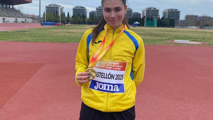 Lara Suárez, oro nacional en jabalina