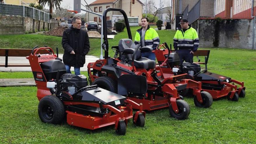 Corvera refuerza con nueva maquinaria el mantenimiento de zonas verdes