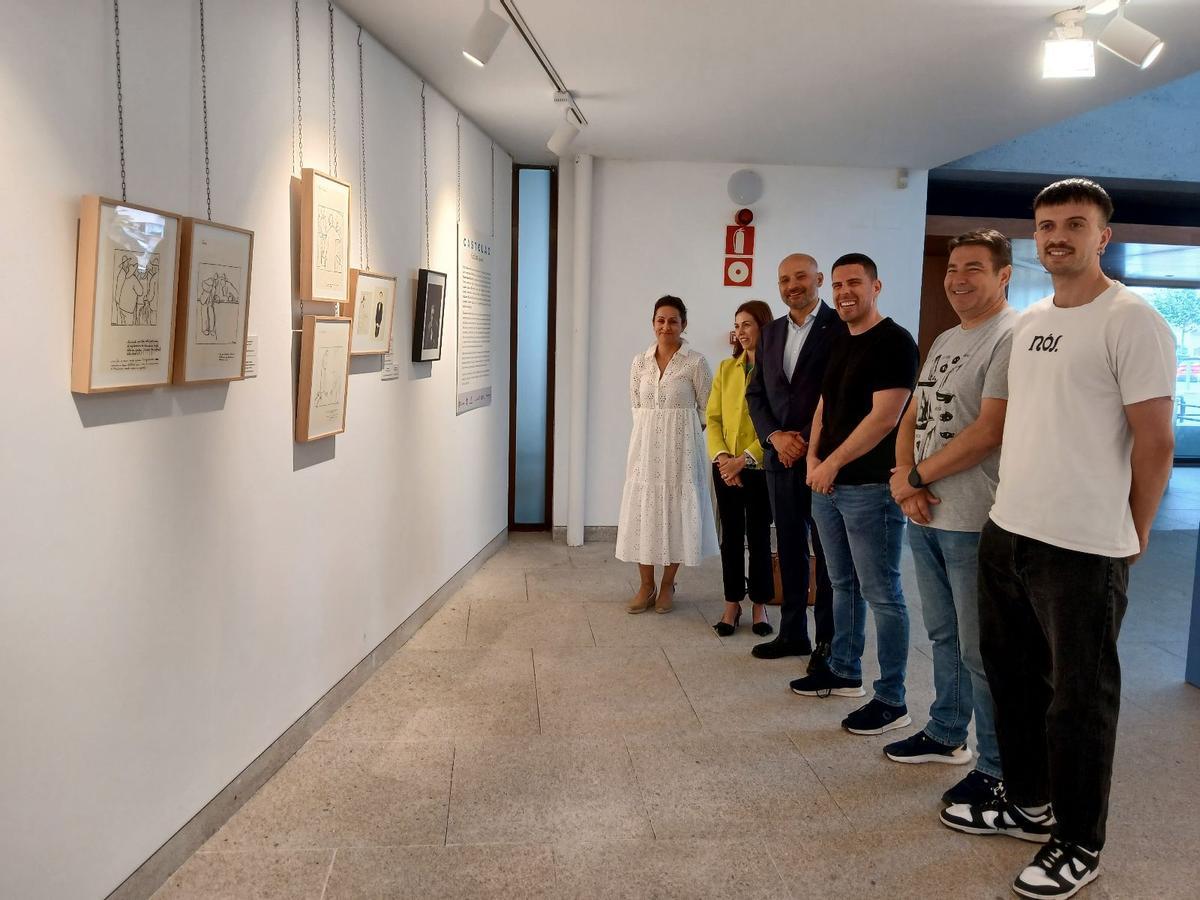 Arte y memoria: «Castelao grafista (facsímile)» queda expuesta en A Illa