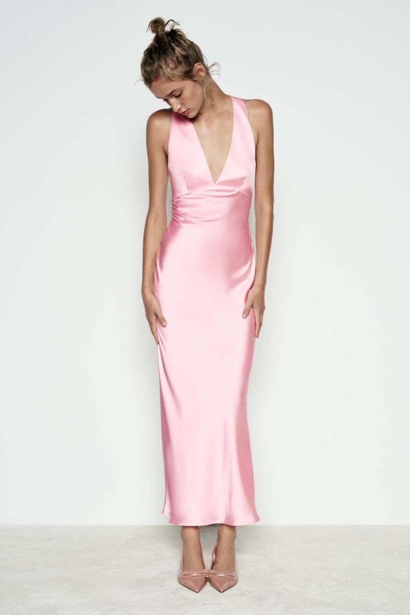 VESTIDOS FIESTA ZARA NUEVA COLECCIÓN | Los 8 vestidos satinados de la ...