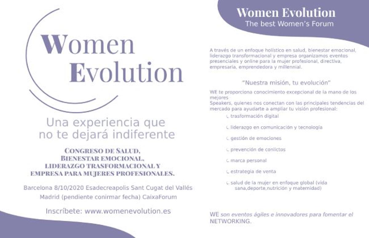 Women Evolution, una experiencia que no te dejará indiferente - Woman
