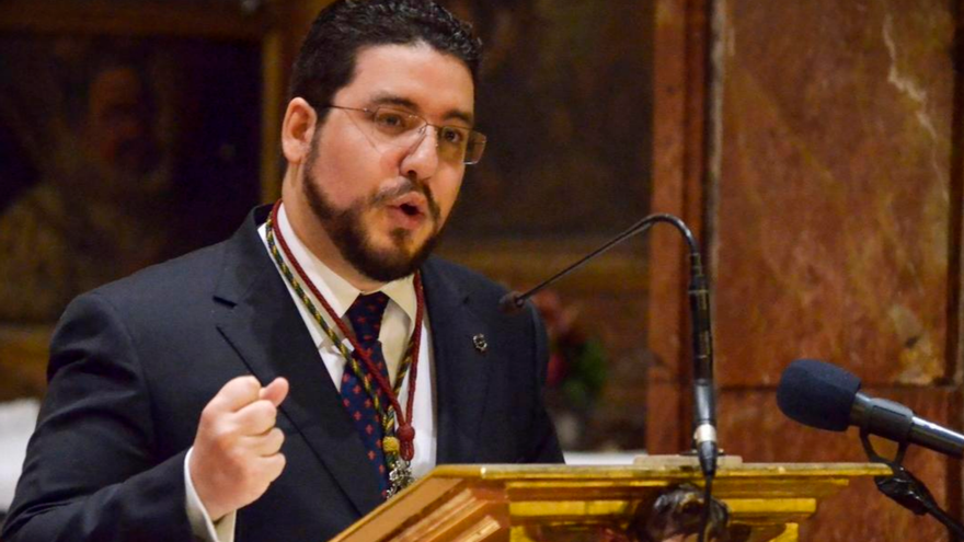 Juan Manuel Labrador, meditador del Cristo de las Aguas