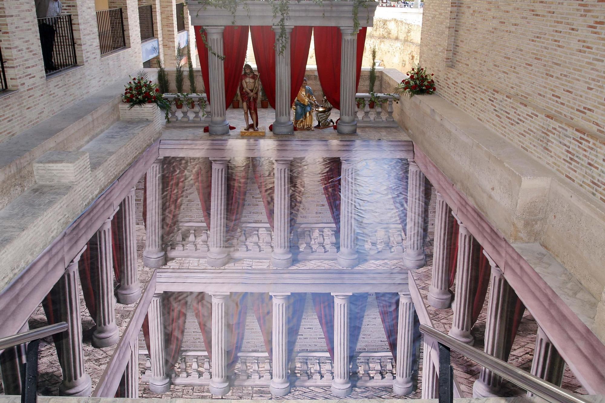 La otra Semana Santa: las imágenes más impactantes de los doseles de Alzira