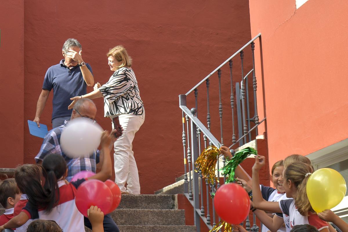 FOTOS: La emotiva despedida de Gilberto Jorge Acosta, profesor del ...