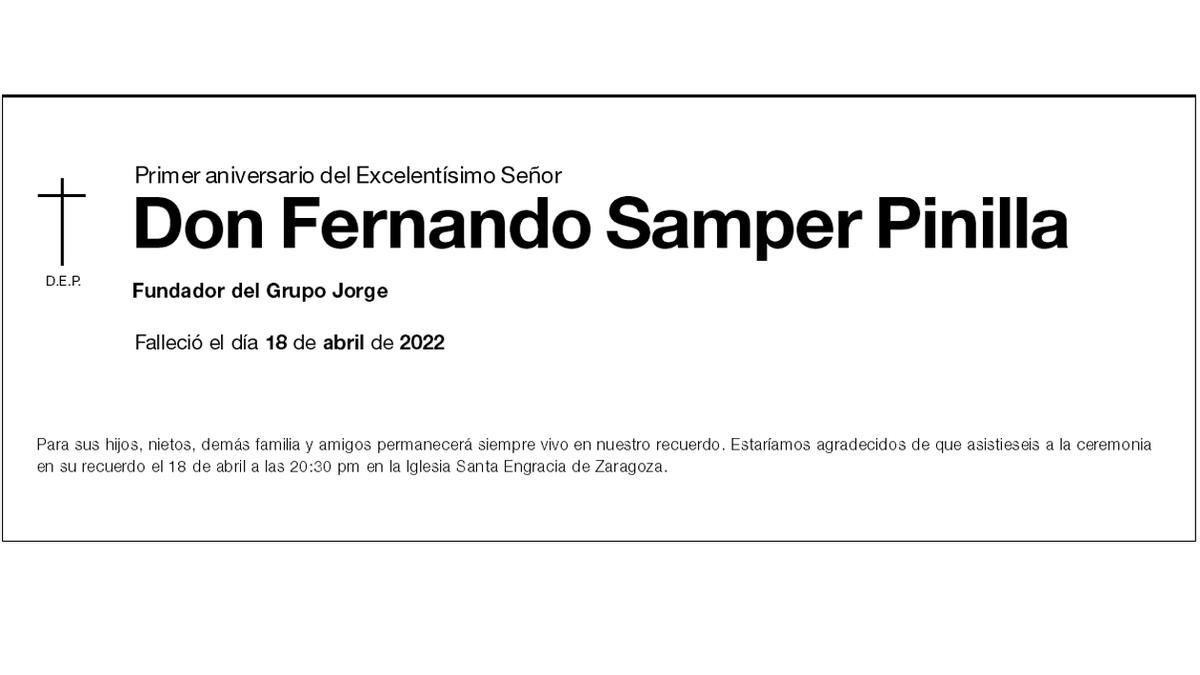 Fernando Samper Pinilla