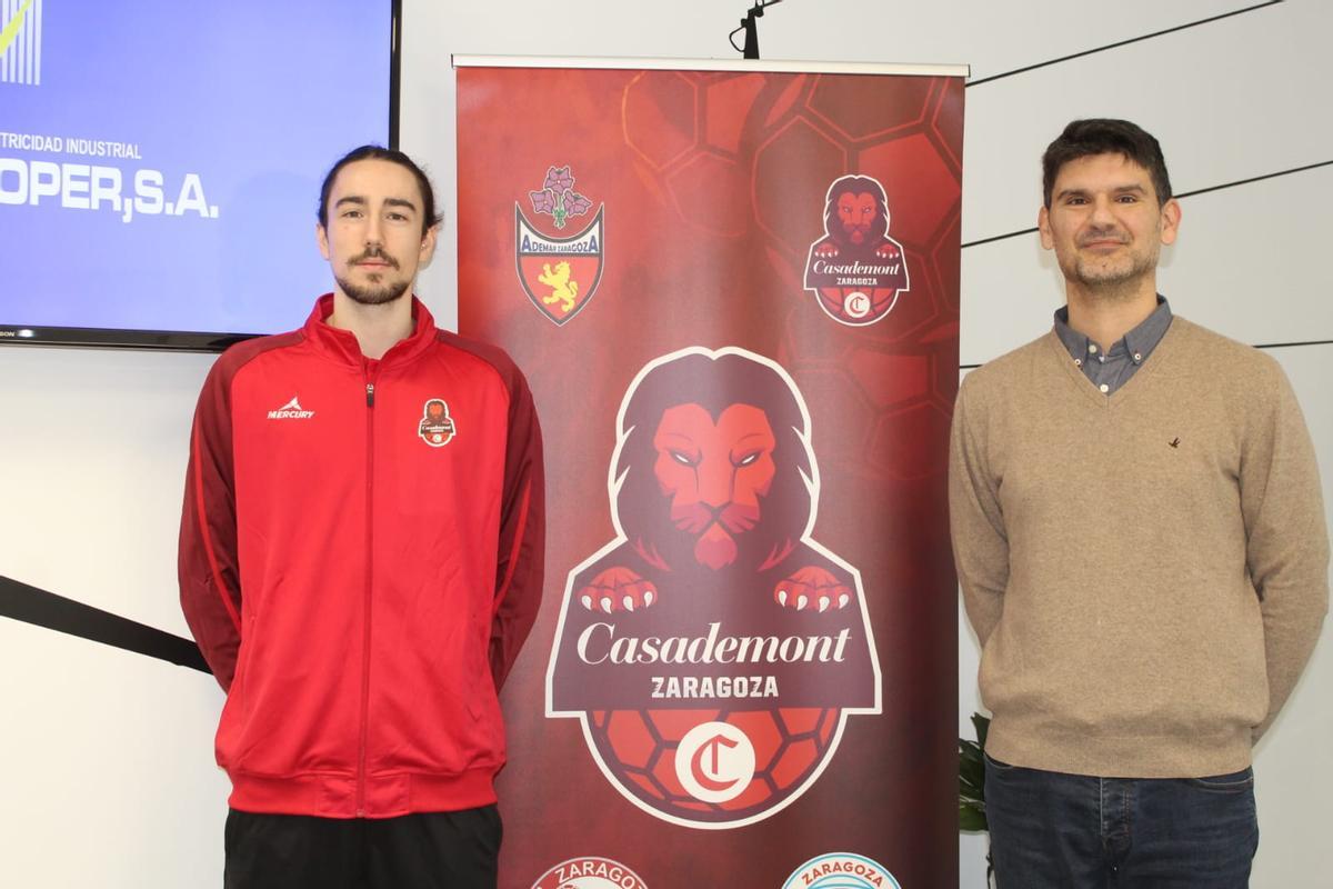 Lucas Bolea, hijo de Fernando Bolea, llega al Balonmano Casademont Zaragoza