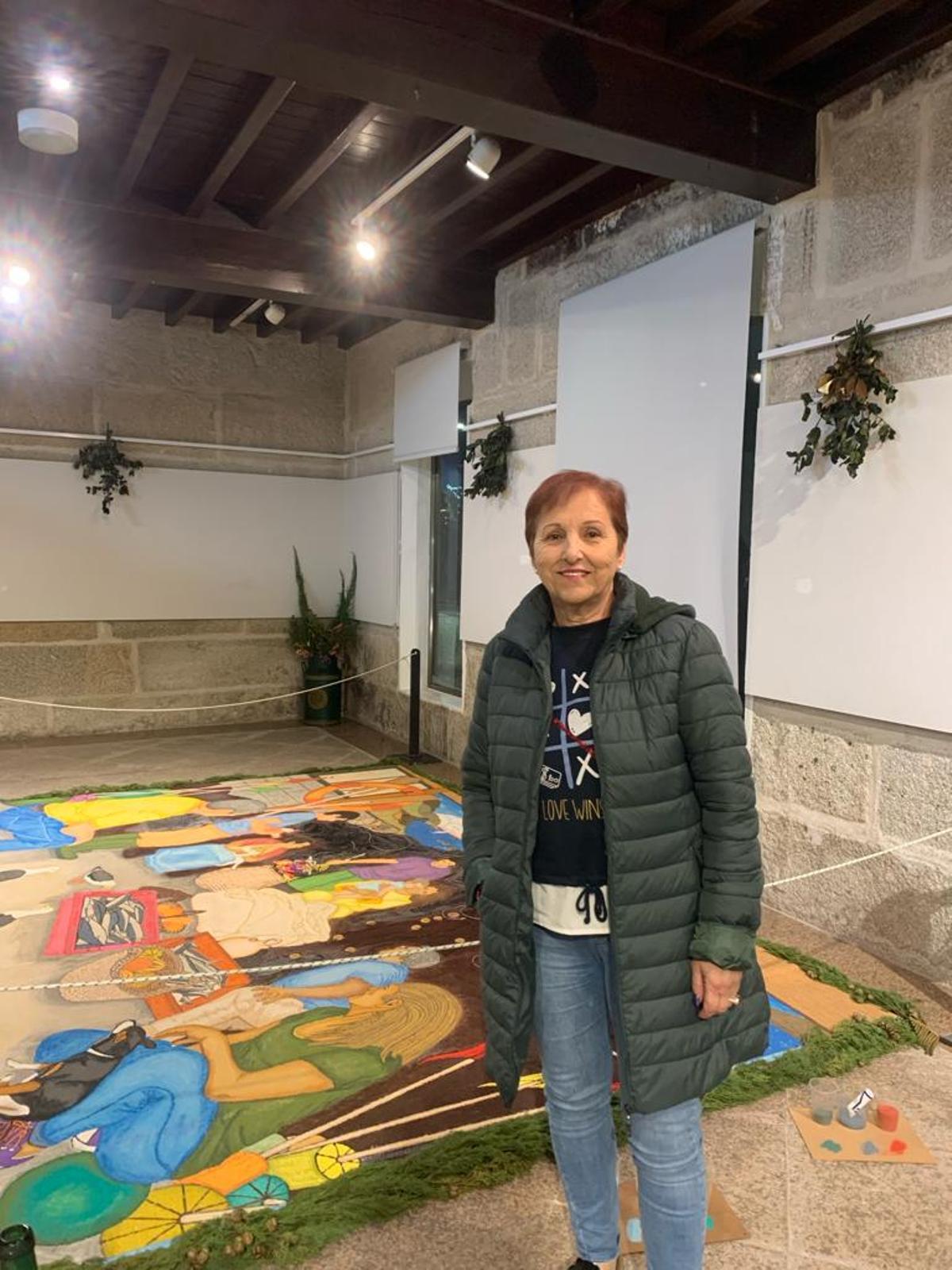 Golfiños dedica a Mari Rodríguez, mariñeira xubilada, a homenaxe ...