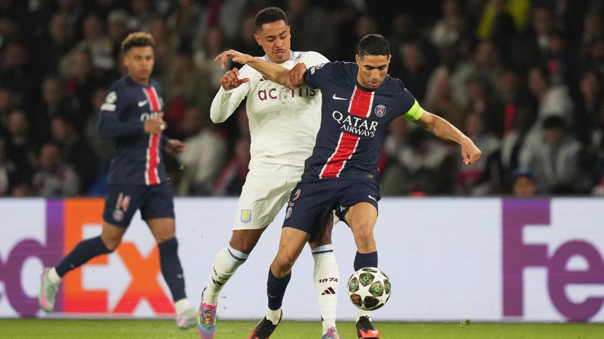 Resumen, goles y highlights del PSG 3 - 1 Aston Villa de la ida de los cuartos de final de la ...