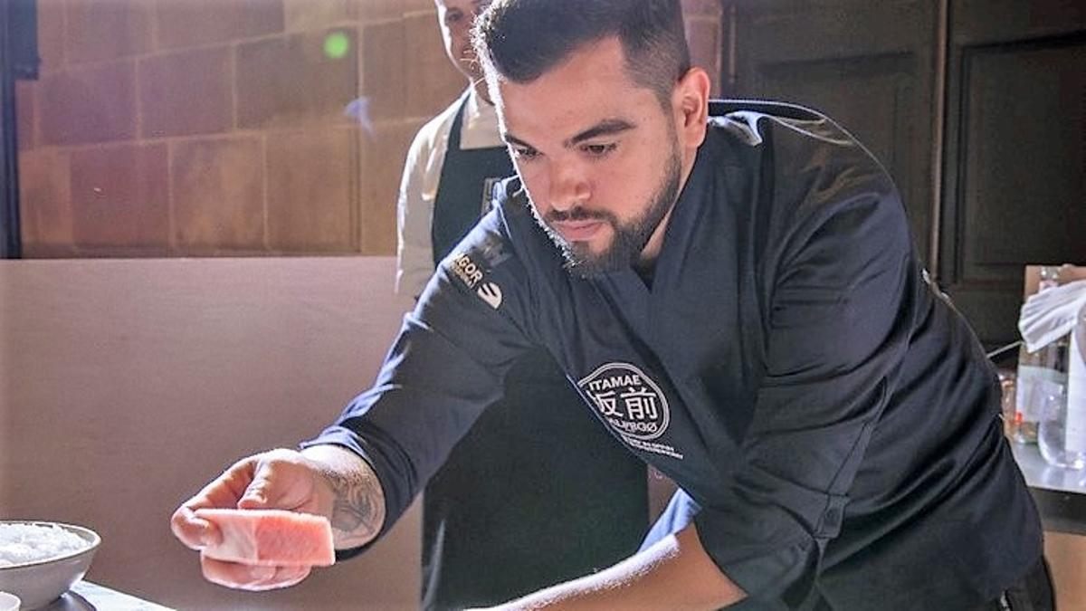 Sergio Solís, del restaurante Ta-Kumi (Málaga), mejor 'sushiman' de España