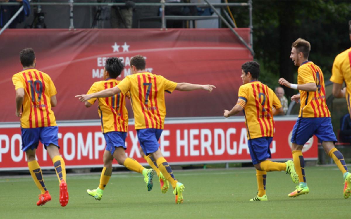 El juvenil A del Barça golea al PSG en el debut de la Otten Cup