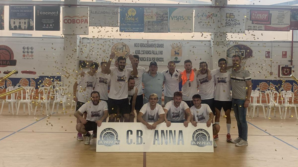 El sénior del CB Anna celebra el ascenso con un nuevo triunfo, ante el ...