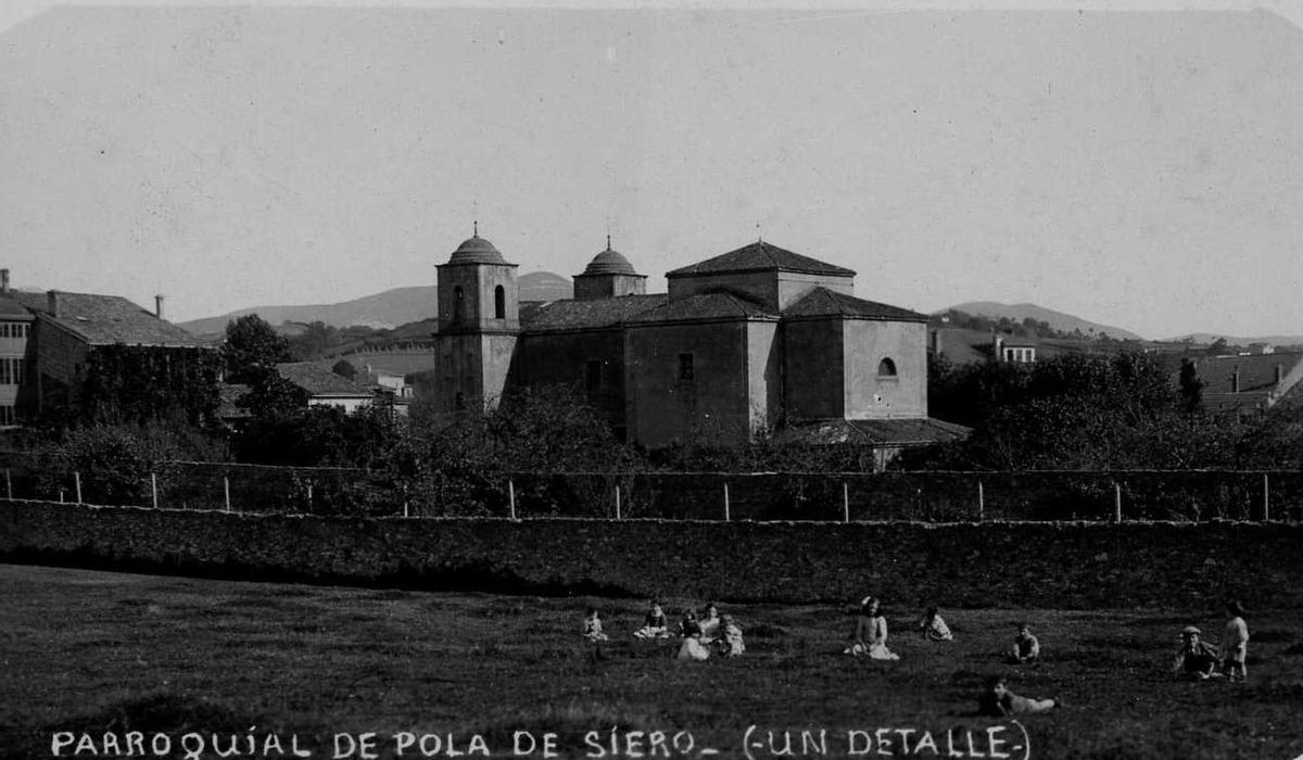 Cuando la iglesia polesa tuvo torres "redondas" y un pórtico exterior ...