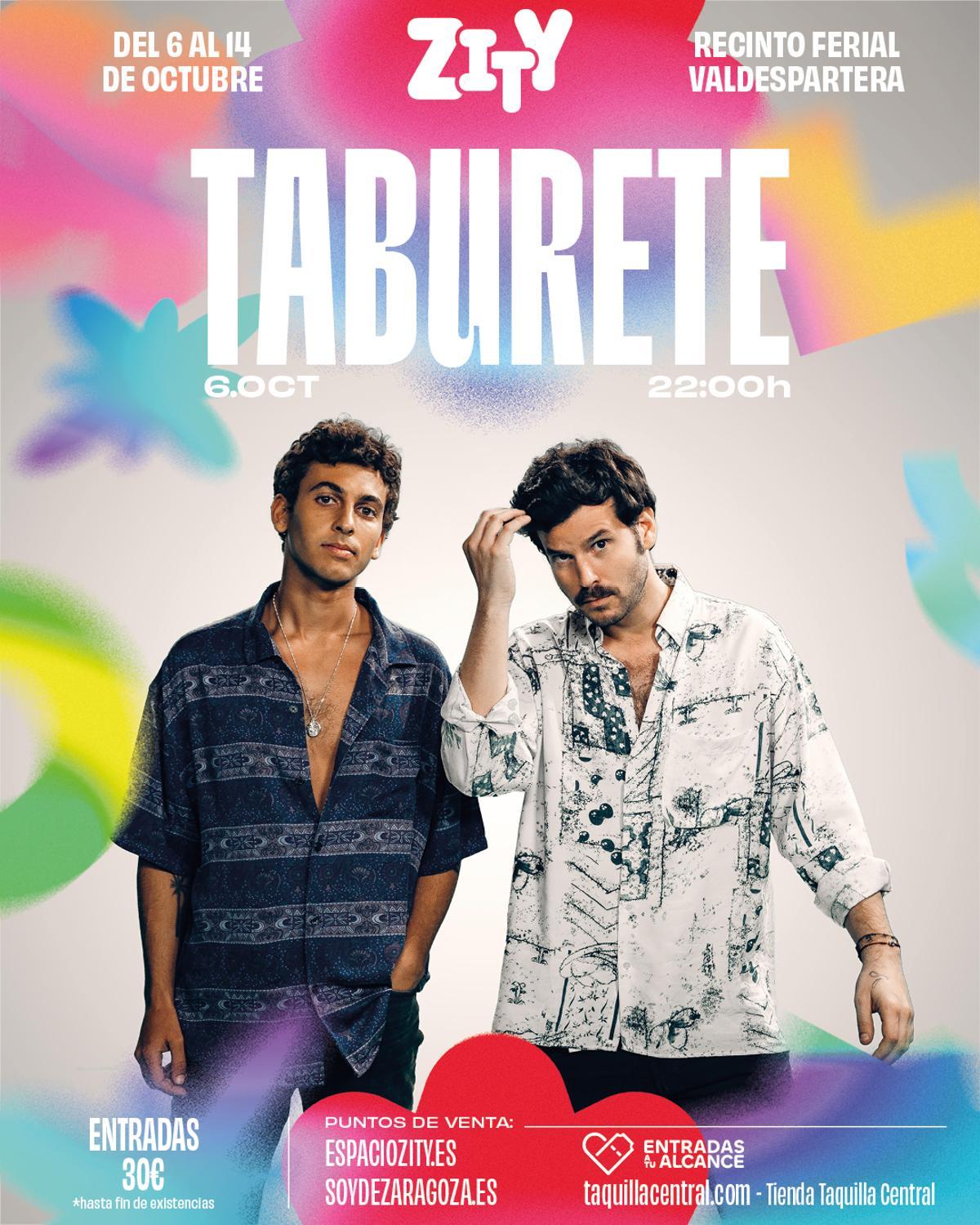 Concierto Taburete Zaragoza | Taburete dará el pistoletazo de salida a ...