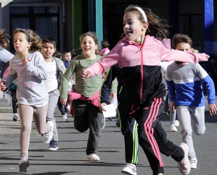 Carrera solidaria por el Sáhara del CEIP de Silleda
