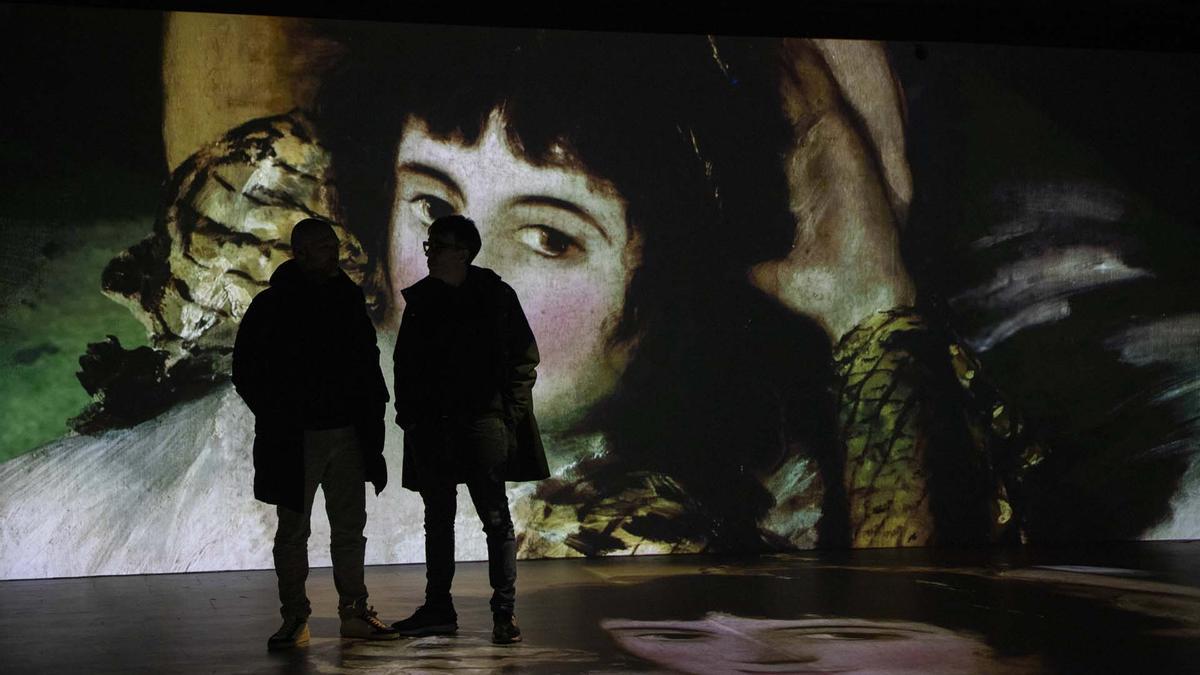 Presentación de la exposición inmersiva universo Goya en el Centre d ...