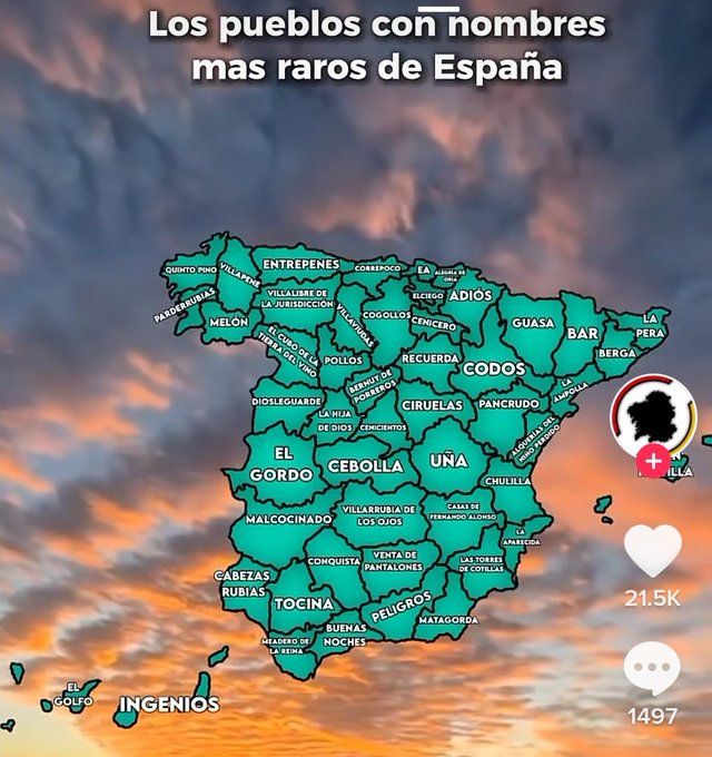 Listado con los nombres de pueblos más raros de España: conoce el que ...