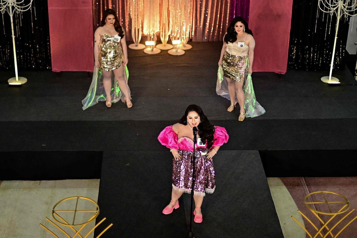 Concurso de belleza Miss talla grande en Bangkok | FOTOS