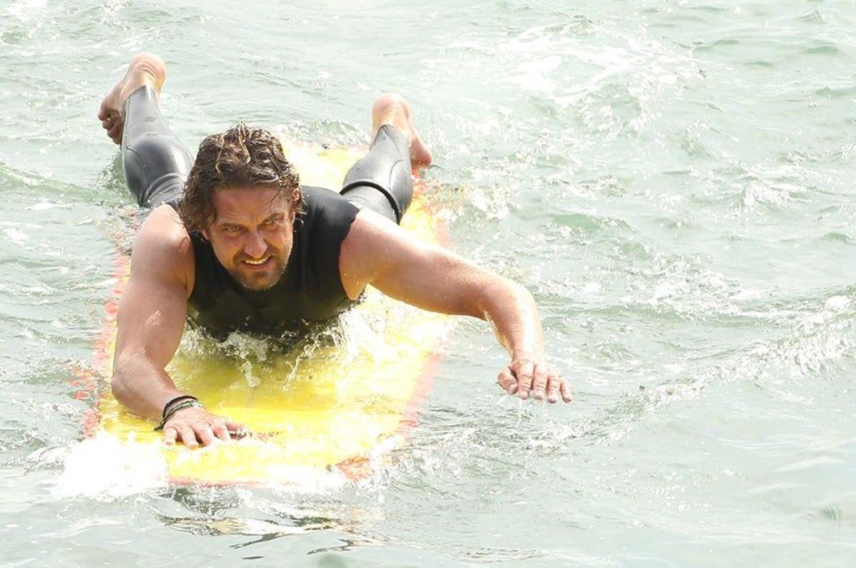 Gerard Butler presume de torso en el rodaje de su nueva peli - Cuore