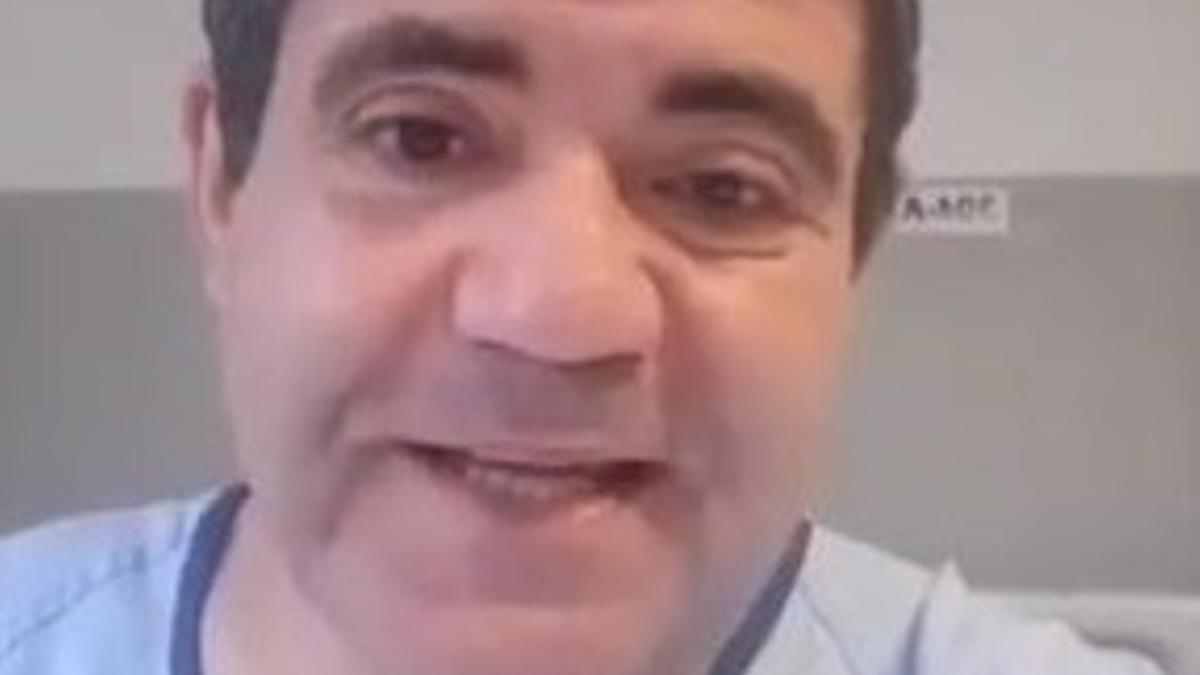 El actor Ferran Gadea, ingresado con neumonía por coronavirus