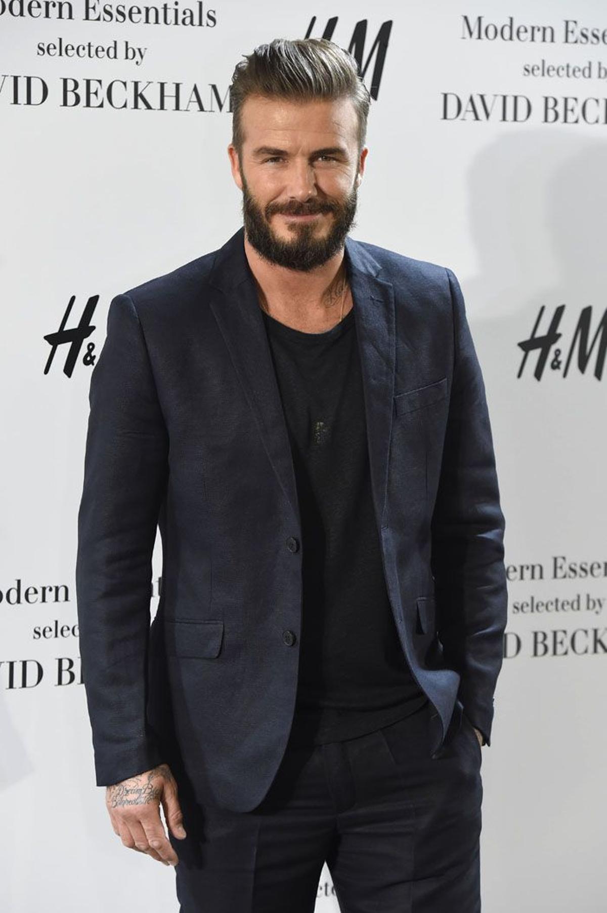 David Beckham presenta su nueva colección para H&M en Madrid - Woman
