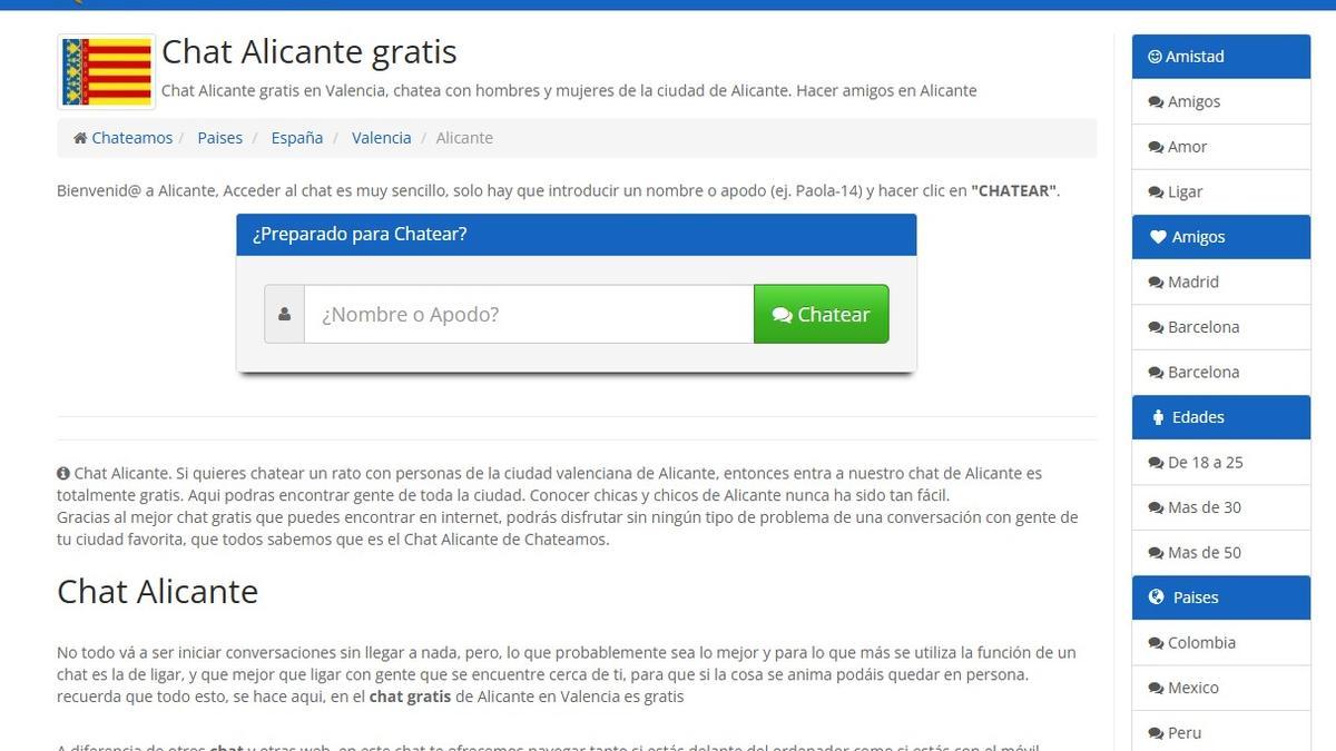 CHAT TERRA ALICANTE | "Hola, ¿alguien para hablar?" Los chats vuelven a ...