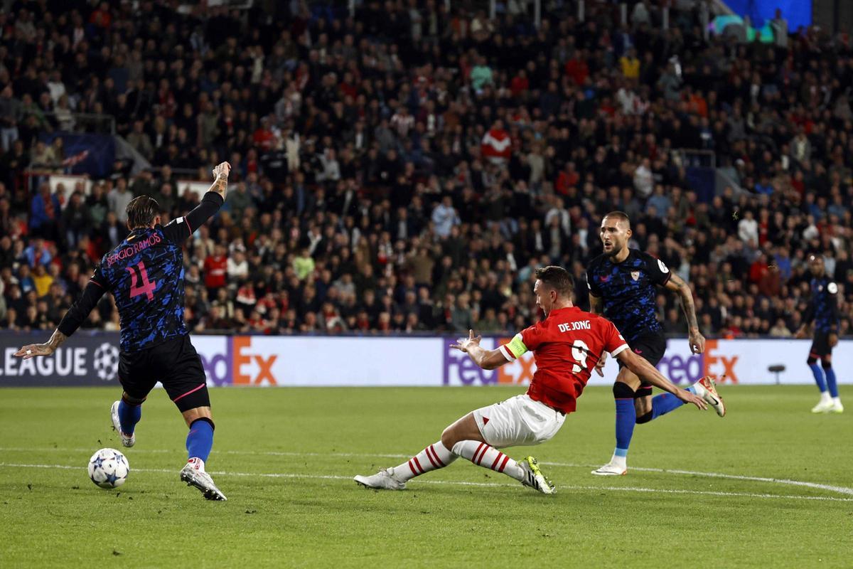 Champions League | PSV - Sevilla, en imágenes
