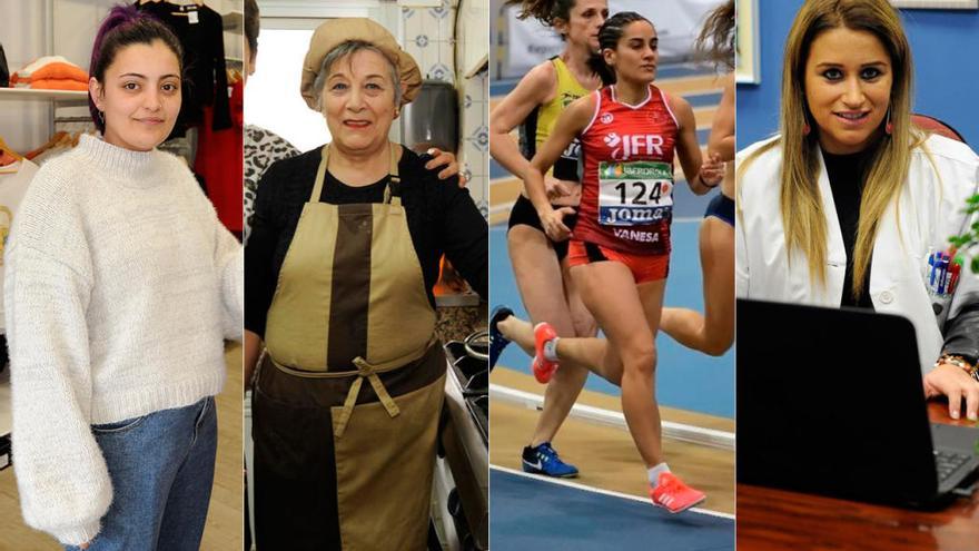 Aida Soto, Vanessa Taboada, Mª Dolores Currás y Vanesa Insaurralde ...