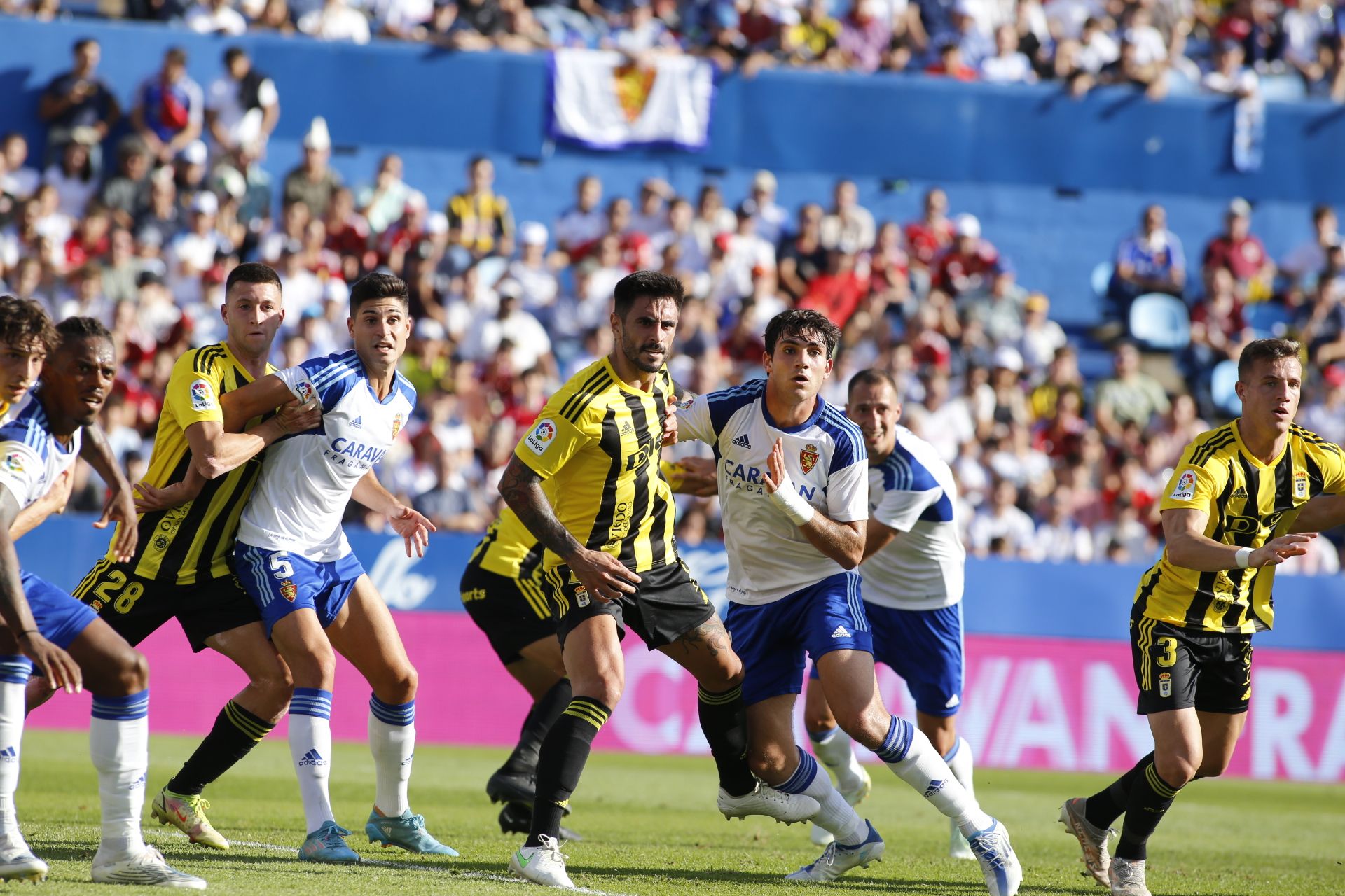 En imágenes: Así fue la igualada del Real Oviedo en La Romareda