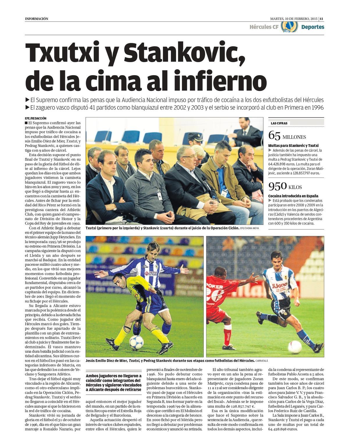 TXUTXI FUTBOLISTA DETENIDO DROGAS | Detenido el exjugador del Hércules ... TXUTXI FUTBOLISTA DETENIDO DROGAS | Detenido el exjugador del Hércules ...