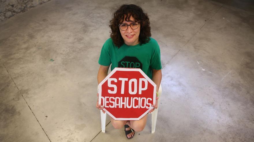 Lucía Delgado, portavoz de la PAH: “O los bancos devuelven el rescate ...