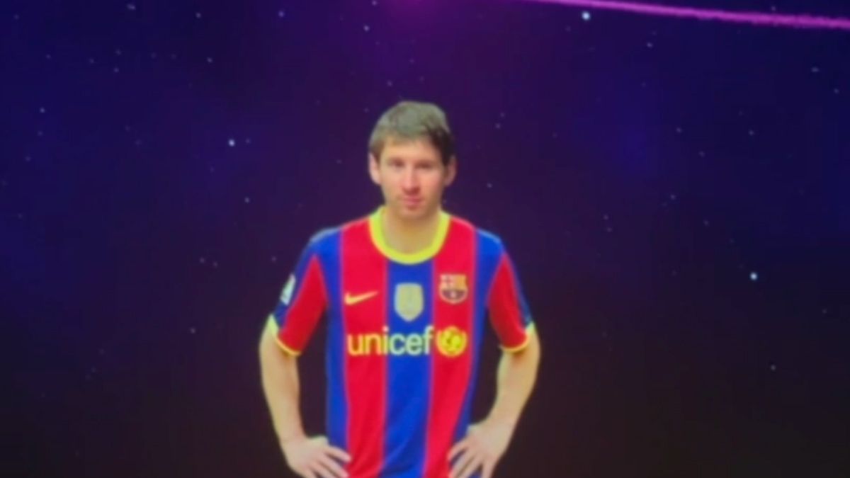 Messi, muy presente en la inauguración del nuevo Museo del Barça