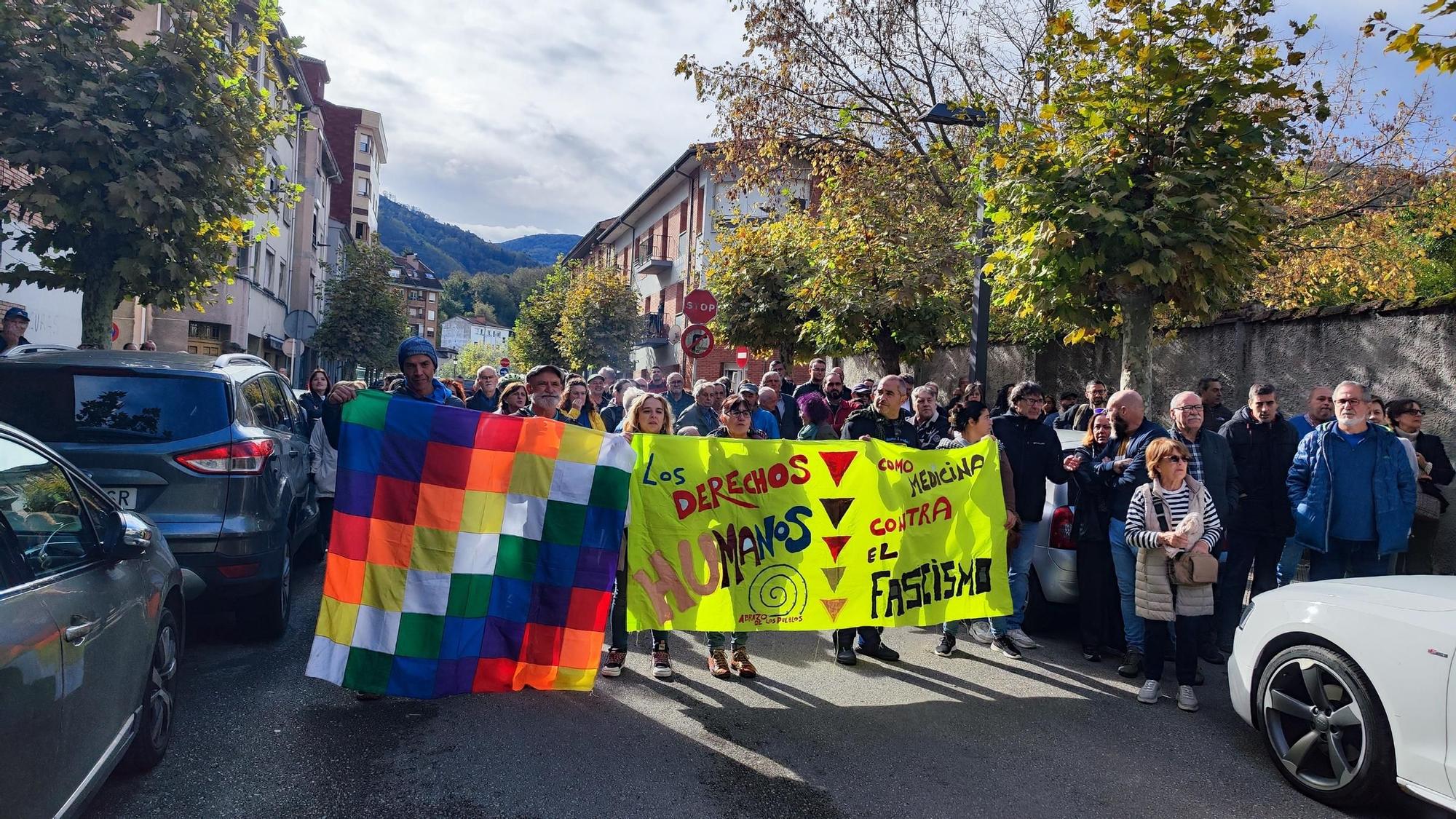Las concentraciones en Sotrondio, en imágenes.