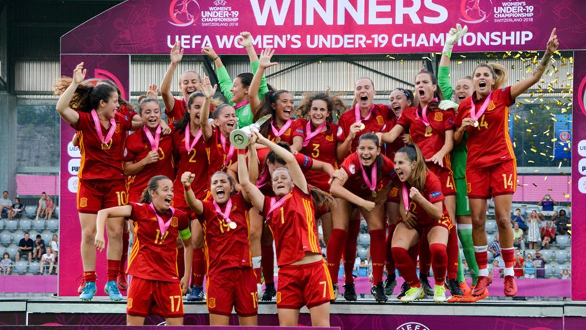 Elena Julve, campeona de Europa sub-19 con la selección española