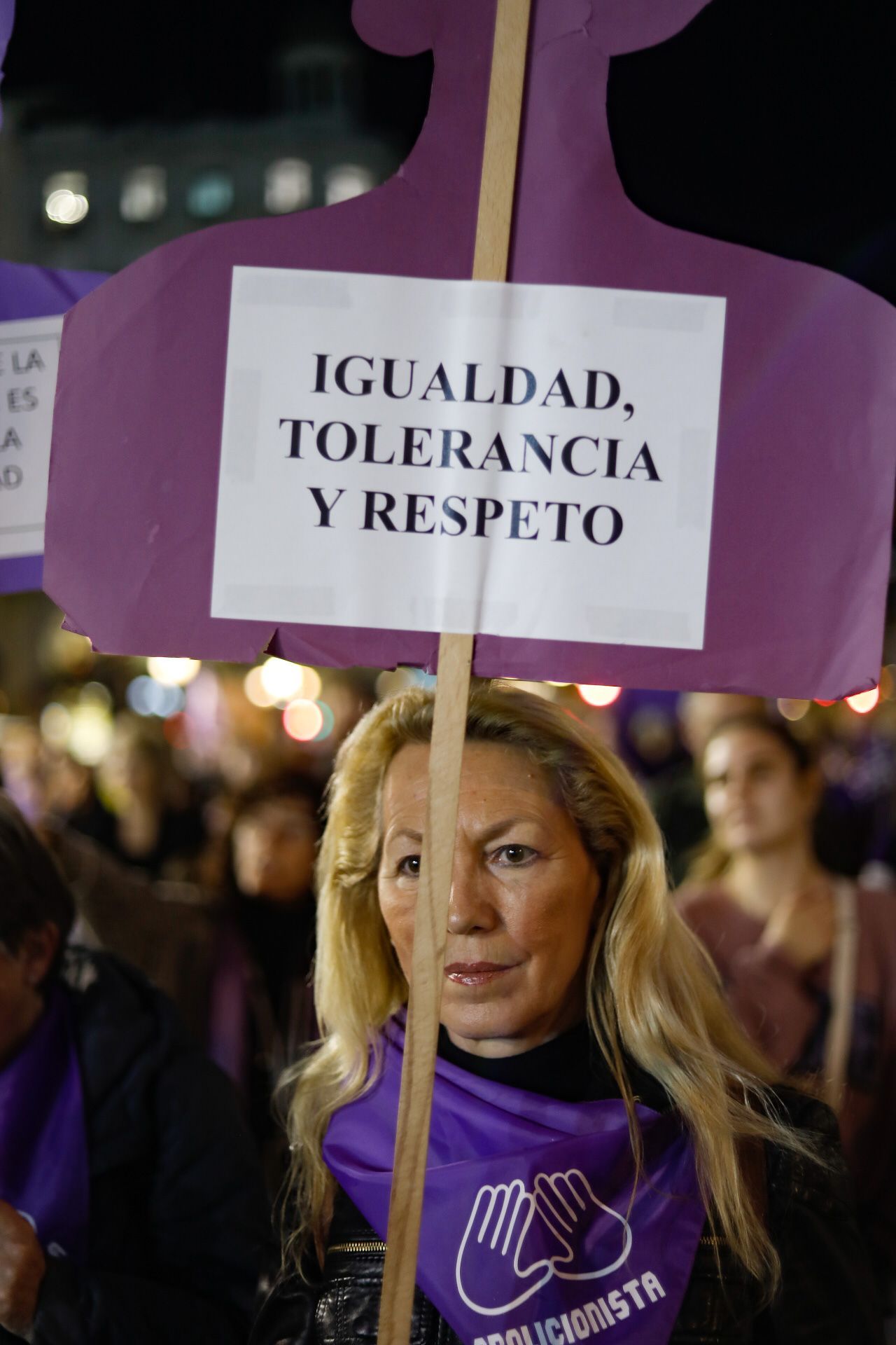 La manifestación de la Coordinadora Feminista de València para celebrar ...