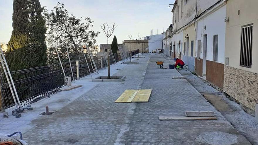 Las obras del Raval avanzan tras un retraso por aporte de material