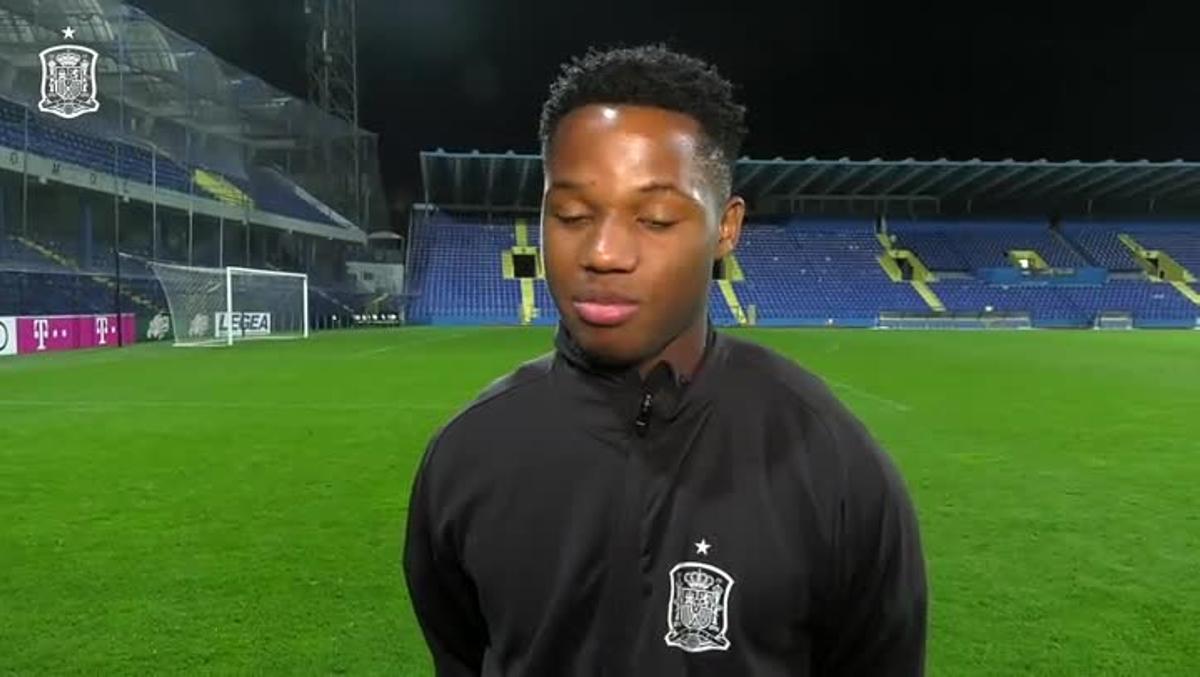 Las primeras palabras de Ansu Fati tras su debut con la selección