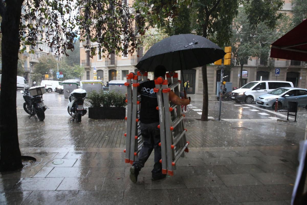 Lluvias y tormentas llegan a Barcelona este martes por la tarde