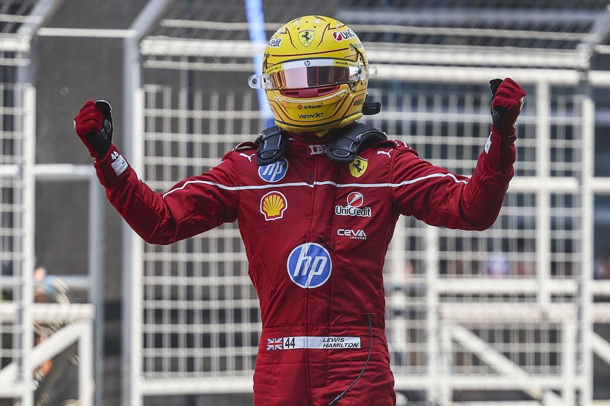 Hamilton ya cabalga con Ferrari: "No había sentido esta calma en mucho ...