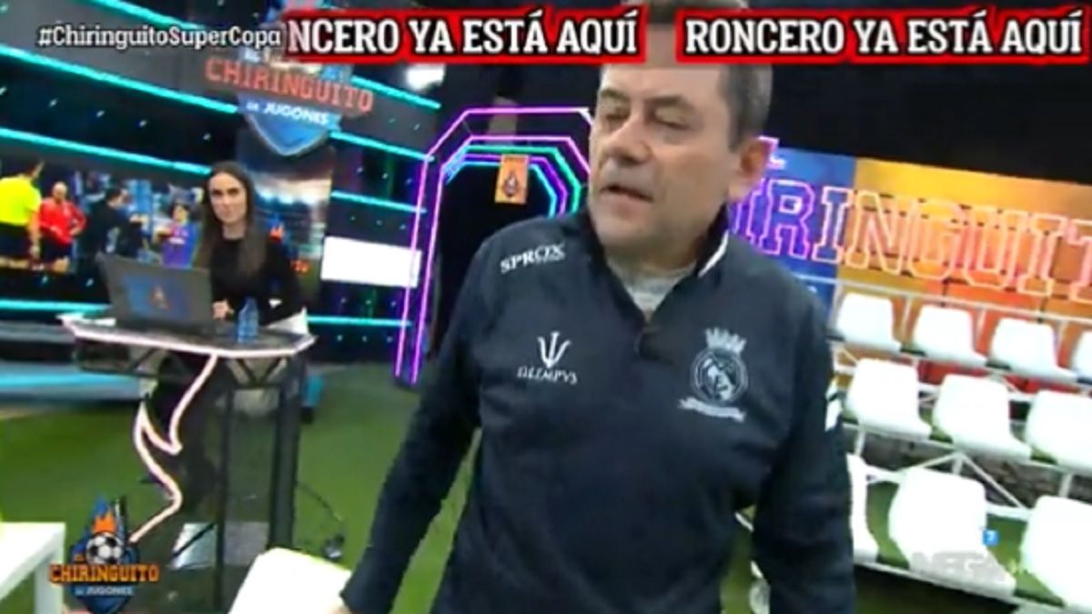 Roncero estalla de felicidad con la victoria del Madrid