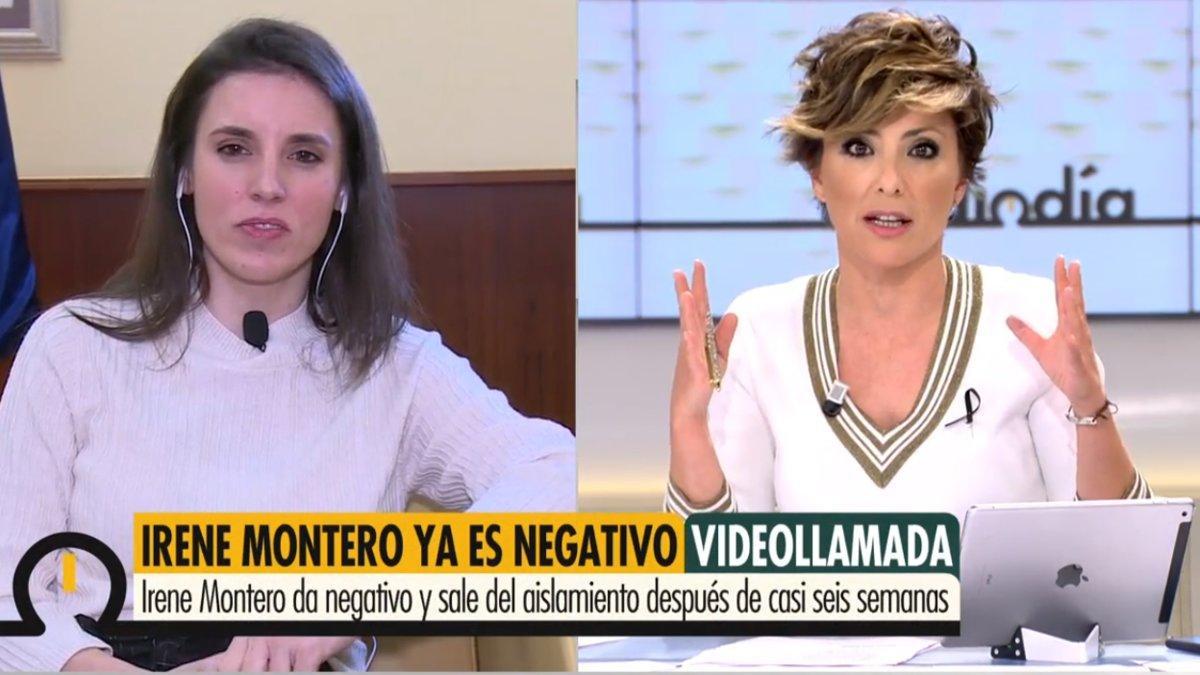 Sonsoles Ónega pregunta a Irene Montero por la salida con sus hijos ...