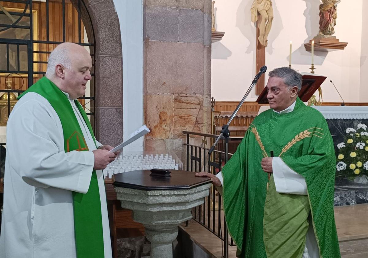 Fernando Velado toma posesión como nuevo párroco de Vega - La Nueva España