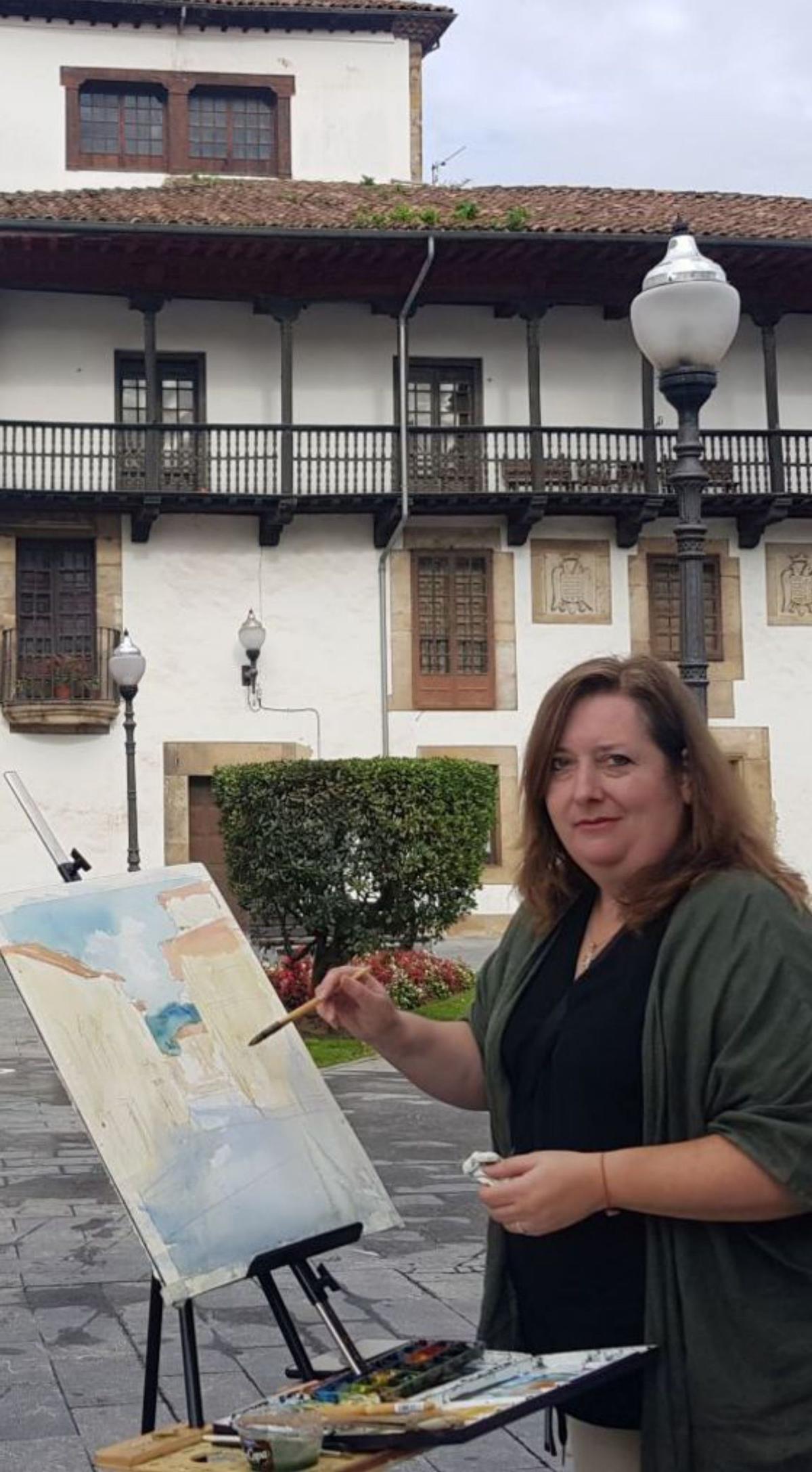 Villaviciosa está hecha un pincel: así pintan los acuarelistas en los ...